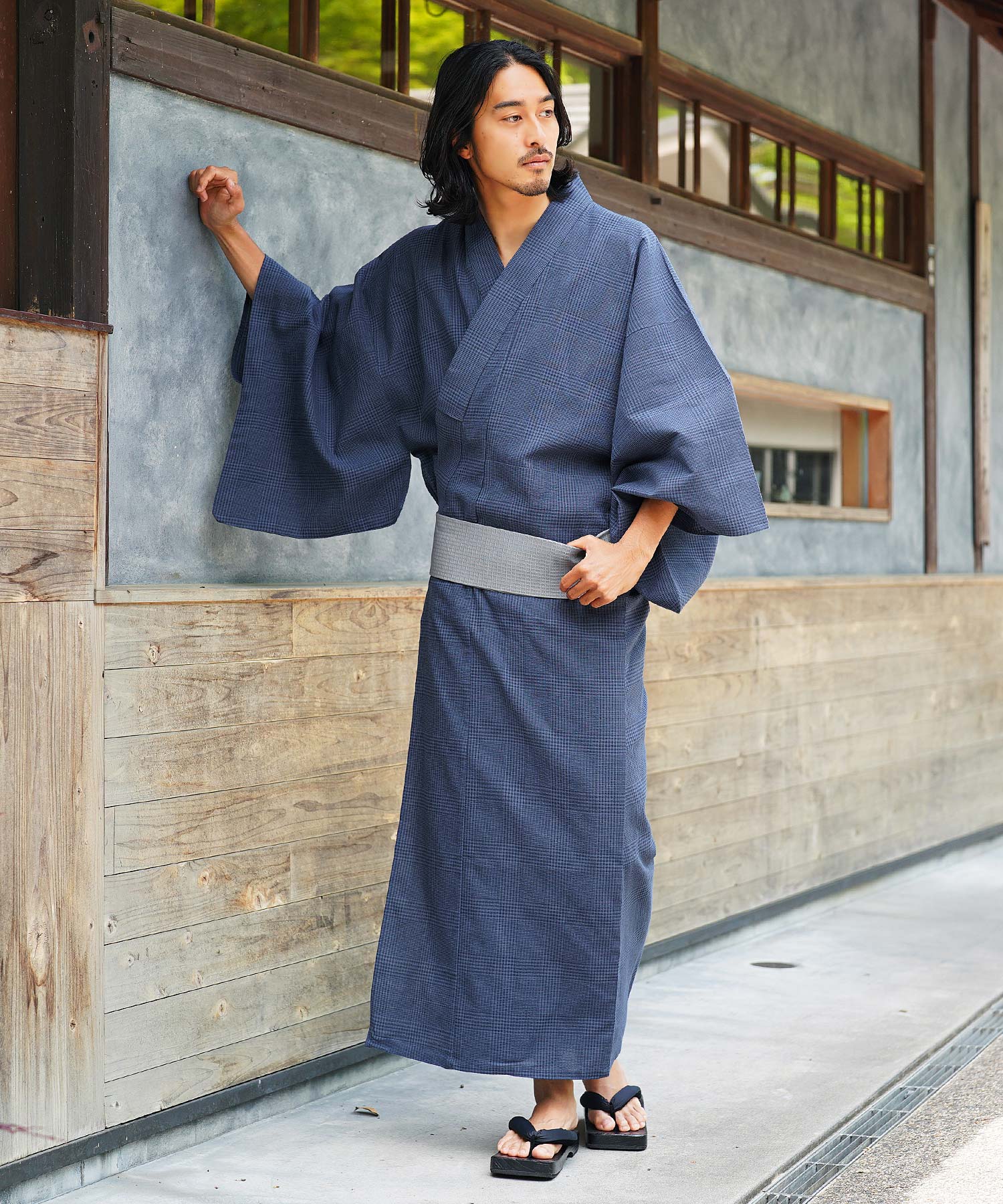 浴衣 メンズ ロシェル Roshell 紳士 和服 モダン 祭り 花火大会 作り帯 ワンタッチ帯 ボーダー ストライプ ブランド ギフト 父の日 :216766:ブランド下着ならCrazy ...