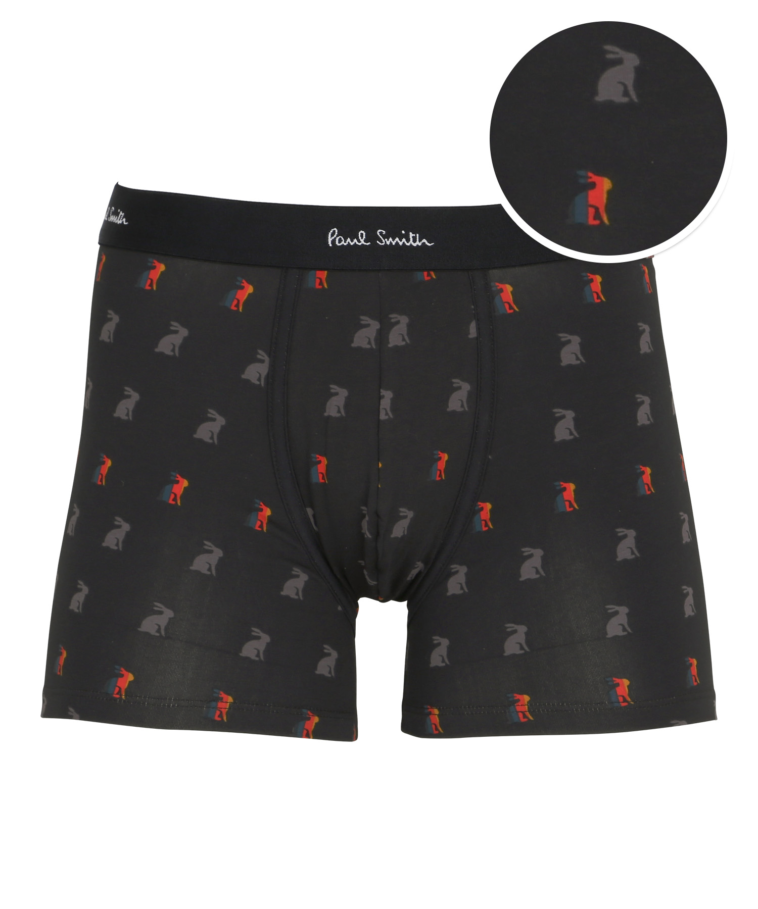 ボクサーパンツ メンズ ポールスミス Paul Smith ロング 下着 紳士 おしゃれ 綿 長め アニマル ドット ボーダー ブランド ...