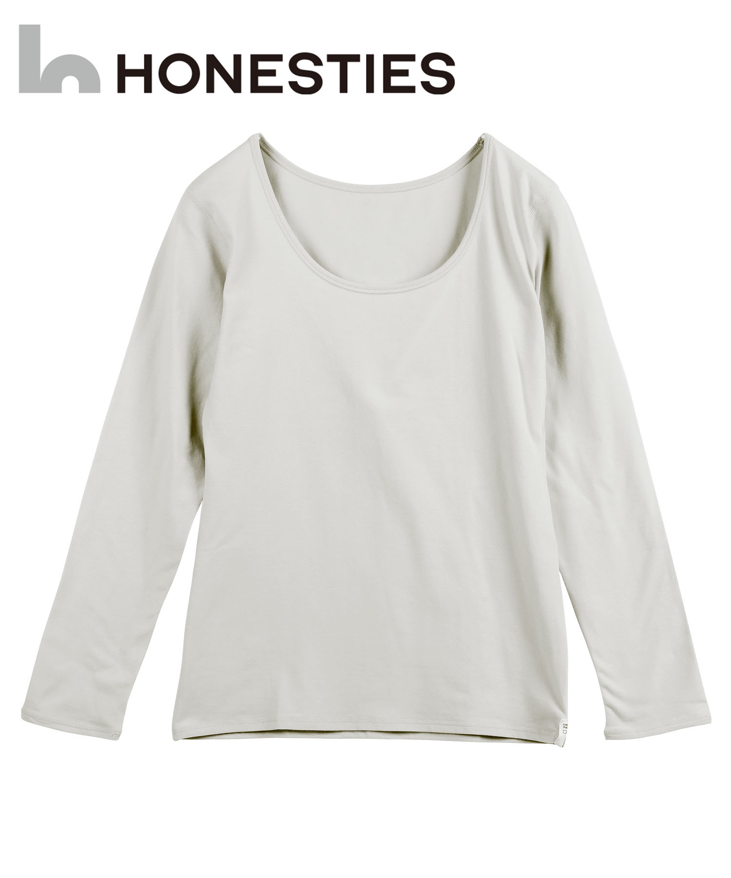 HONESTIES インナー シャツ レディース オネスティーズ 肌着 女性 防菌防臭 前後裏表が無い リバーシブル 綿 コットン 臭い対策 ...