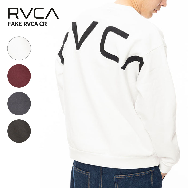 RVCA（ルーカ） トレーナー スウェット RVCA FAKE RVCA CR クルー