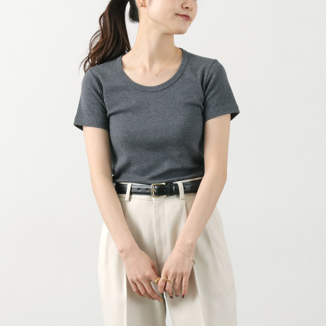 SIRENE MERMAID（シレーヌマーメイド） スクープネック 半袖 TEE / レディース トップス インナー 綿 : GochI by ...