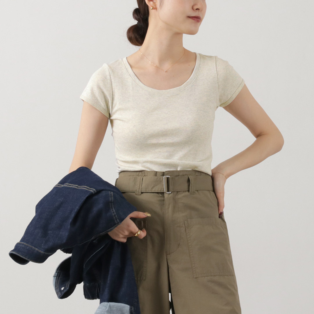 SIRENE MERMAID（シレーヌマーメイド） ラウンドネック キャップスリーブ TEE / レディース トップス : GochI by ...