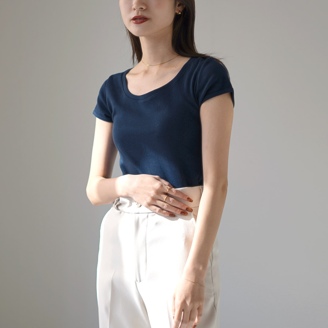 SIRENE MERMAID（シレーヌマーメイド） ラウンドネック キャップスリーブ TEE / レディース トップス : GochI by ...