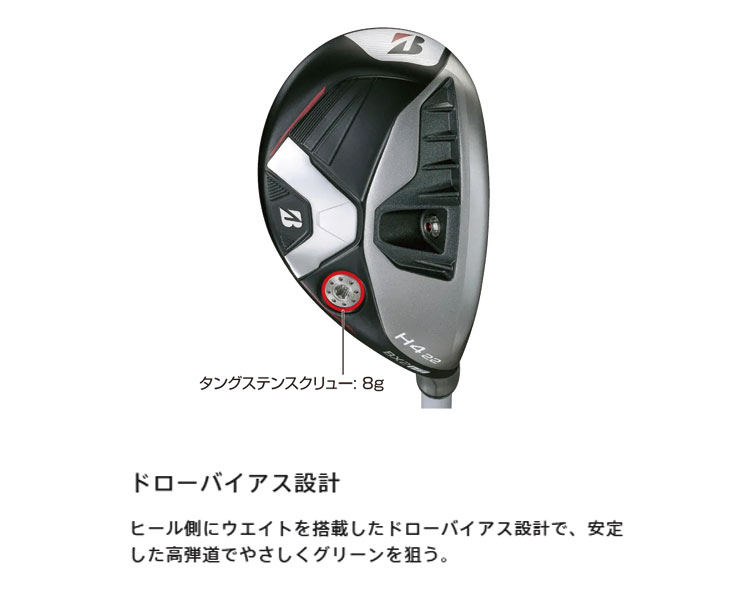 BRIDGESTONE GOLF ブリヂストン ゴルフ BX2 HT HY ユーティリティ