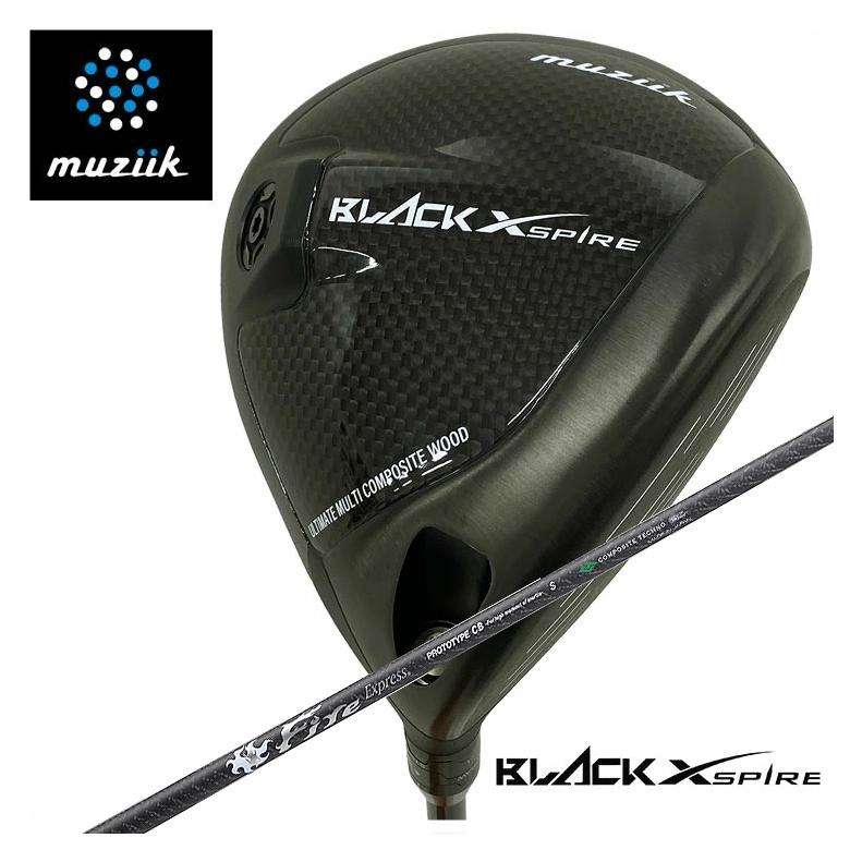 EON SPORTS 【特注】muziik ムジーク BLACK XSPIRE ブラックエクスパイヤー ドライバー コンポジットテクノ FireExpress PROTOTYPE CB ...
