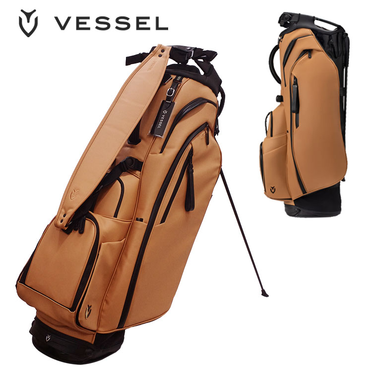 VESSEL（スポーツ） ベゼル スタンド キャディバッグ PLAYER 5.0 PRO Stand シングルストラップ IRON BREW ...