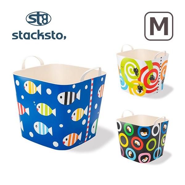 stacksto. スタックストー 4個以上で送料無料 バケット M しましまぐるぐる stacksto : daily-3.com - 通販 - Yahoo!ショッピング