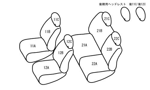 パッソ シートカバー 10系 H16/6-H22/2 5人 セレクションEX ベレッツァ/Bellezza (T270 : bellezza-selectionex00398 : カスタム ...