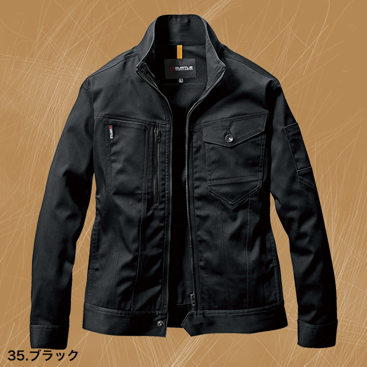 BURTLE バートル 671 作業服 ストレッチジャンパー 2023モデル メンズ レディース 秋冬 ストレッチ テパードシルエット 作業着 ...