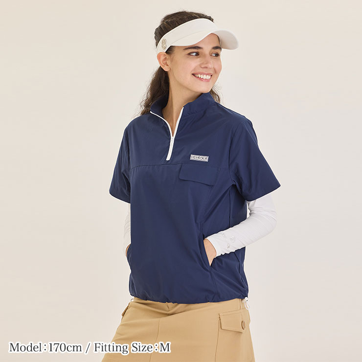 7906 袖プリント Uネックストレッチ 長袖 アンダー 秋冬 深めUネック レディース ゴルフウェア : DELSOL GOLF Yahoo!店 - 通販 - Yahoo!ショッピング