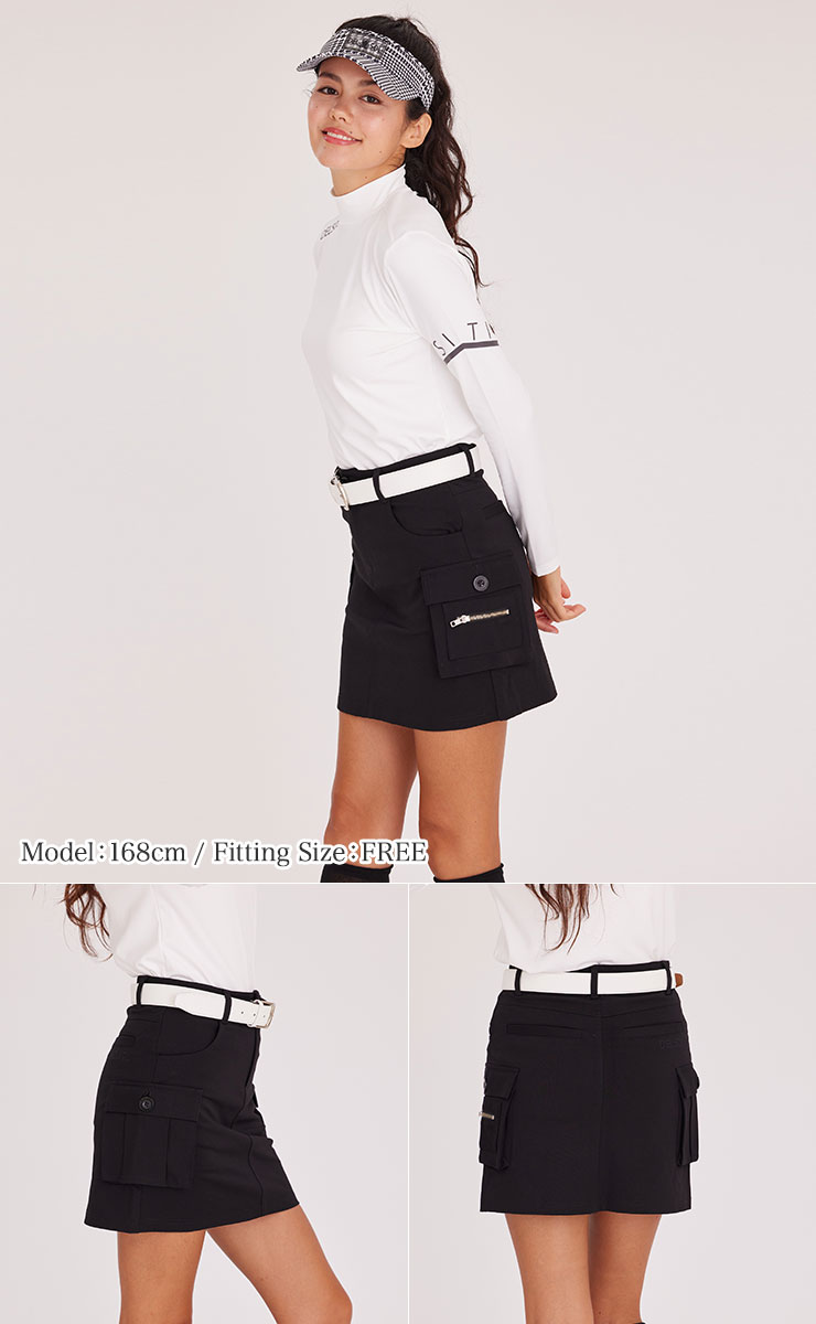 8110 レディース合皮ベルト レディースゴルフウェア ホワイト ブラック ベージュ ブルー : DELSOL GOLF Yahoo!店 - 通販 - Yahoo!ショッピング