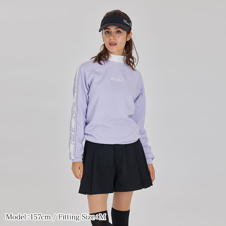 m0051 mona delsol 袖ジャガード裏毛トレーナー 防寒 M/L 防寒 秋冬 おしゃれ レディースゴルフウェア : m0051 : DELSOL GOLF Yahoo!店 - 通販 ...