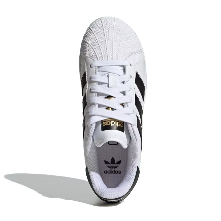 アディダス スーパースター XLG J レディース ホワイト/ブラック adidas SUPERSTAR XLG J WHITE/BLACK ...