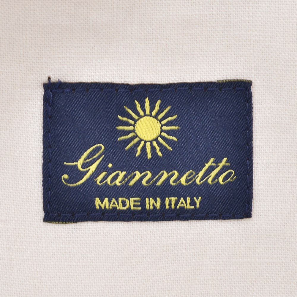 ジャンネット GIANNETTO シャツジャケット メンズ 麻生地 CORALLO コラッロモデル シングル2つ釦 オフホワイト 白 ラペルピン イタリア製 国内正規品 : メンズブランドでら ...