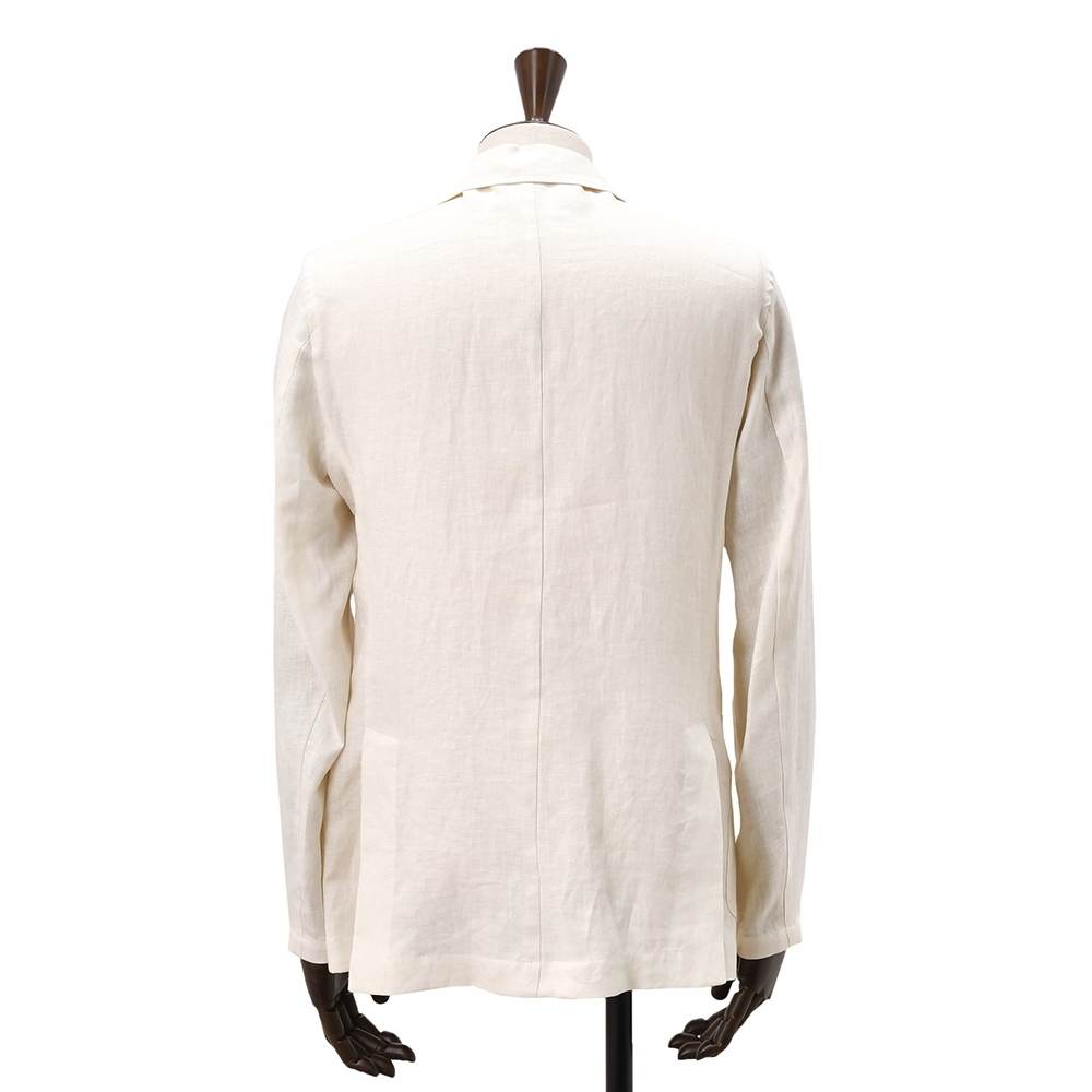 ジャンネット GIANNETTO シャツジャケット メンズ 麻生地 CORALLO コラッロモデル シングル2つ釦 オフホワイト 白 ラペルピン イタリア製 国内正規品 : メンズブランドでら ...