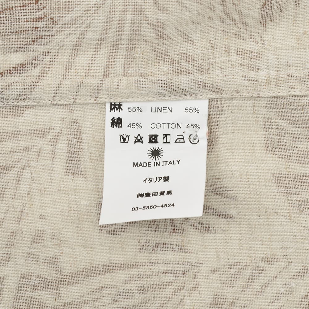 ジャンネット GIANNETTO 半袖開襟シャツ メンズ MARACAIBO マラカイボ オープンカラー ベージュ×ブラウン リネンコットン ボタニカル柄 国内正規品 : メンズブランドでら ...