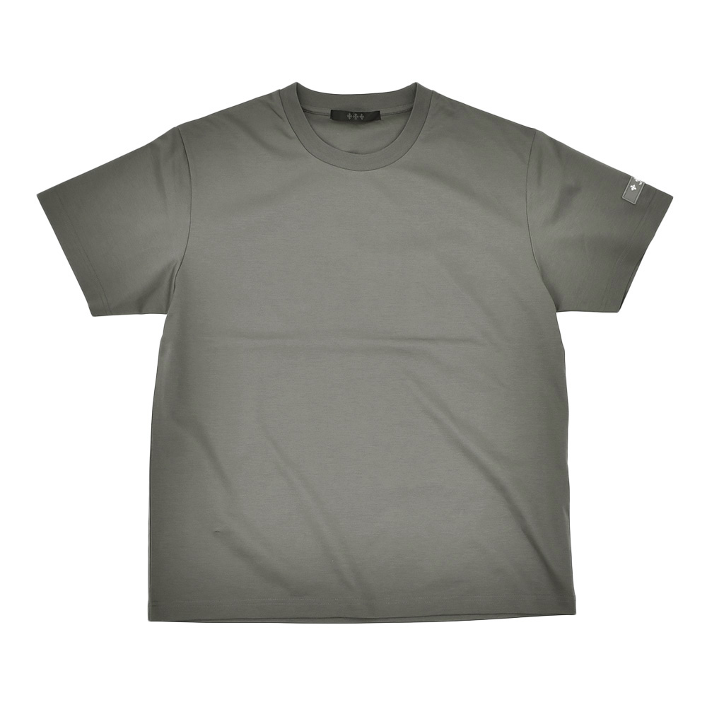 タトラス TATRAS 半袖Tシャツ メンズ チアーロ CIALO クルーネックカットソー スーピマコットンジャージー チャコール 左袖 ...