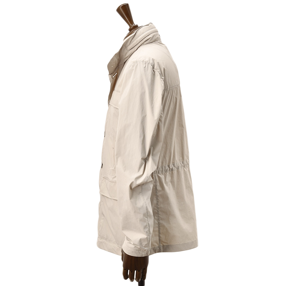 HERNO ヘルノ M-65型ライトブルゾン メンズ フィールドジャケット 超軽量ナイロン FI000118U アイボリー 撥水&薄手 インサイドフード 国内正規品 : メンズブランドでらでら ...