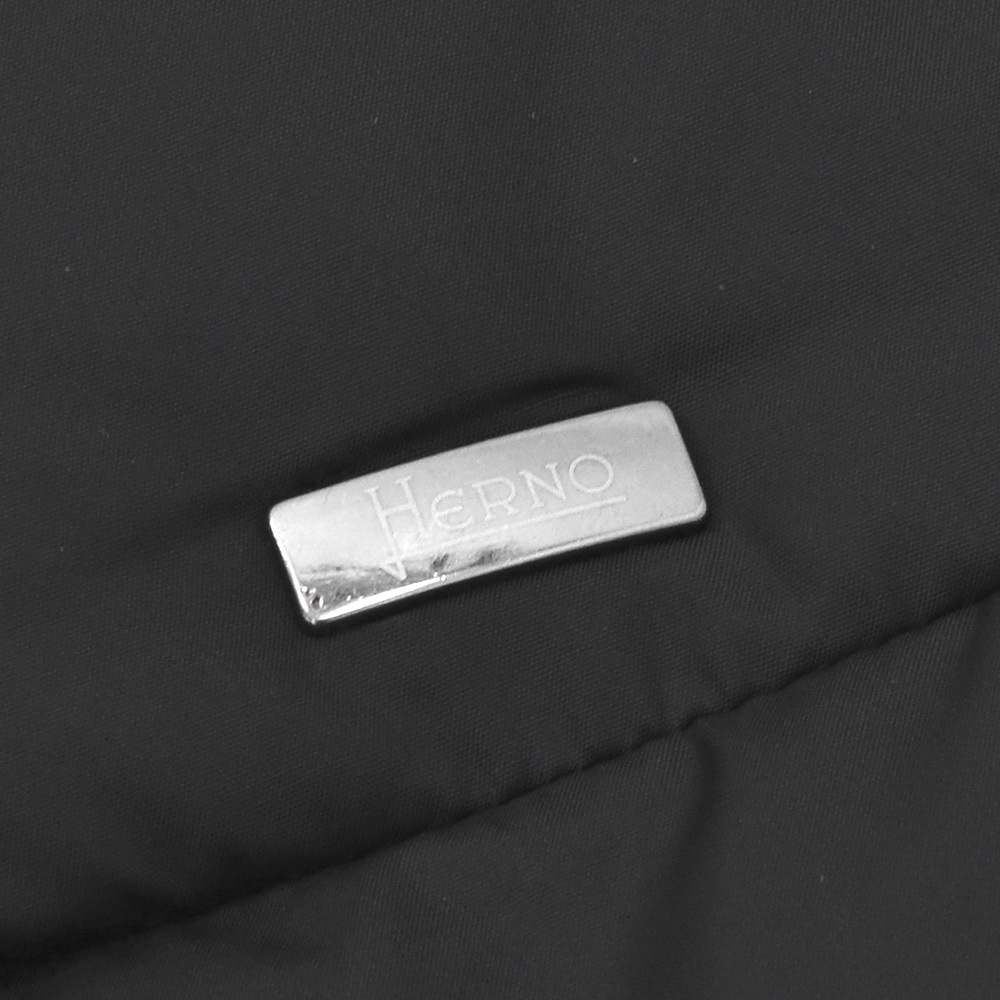 HERNO ヘルノ ダウンコート メンズ ウール シャモニーナイロン POLAR-TECH ポーラテック ブラック 黒 NYLON CHAMONIX 撥水 国内正規品 : メンズブランドでら ...