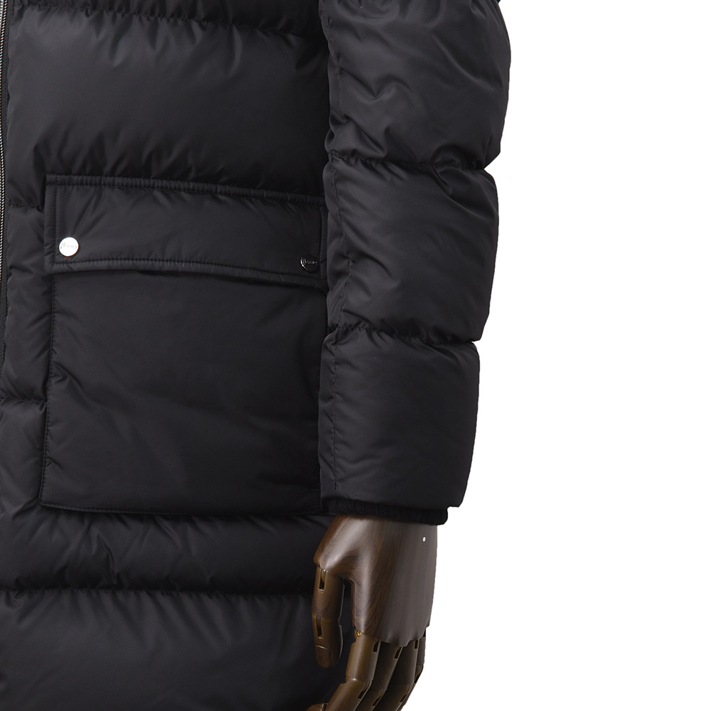 HERNO ヘルノ ダウンコート メンズ ウール シャモニーナイロン POLAR-TECH ポーラテック ブラック 黒 NYLON CHAMONIX 撥水 国内正規品 : メンズブランドでら ...