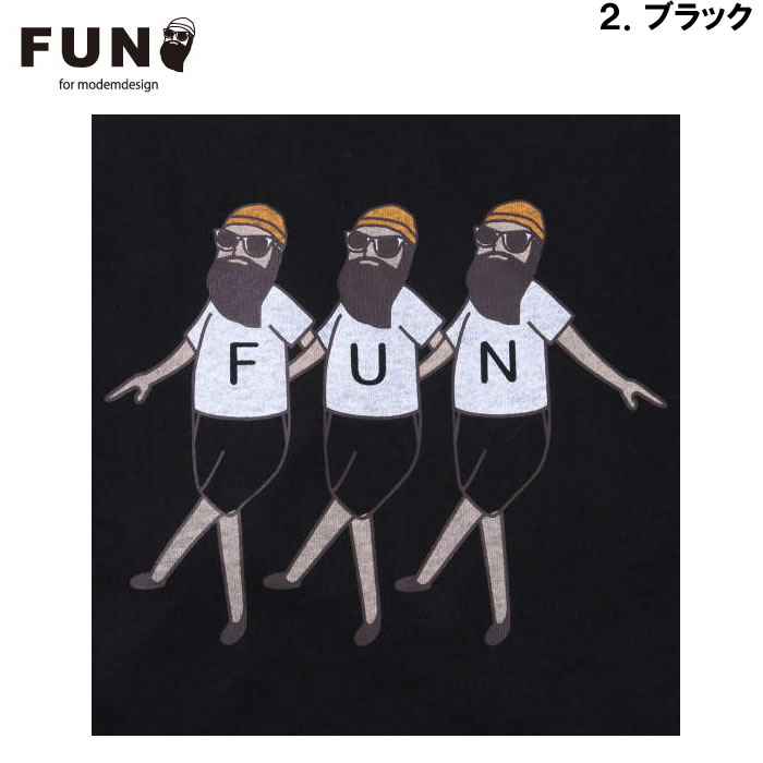 大きいサイズ メンズ FUN for modemdesign buddy ojisan長袖Tシャツ