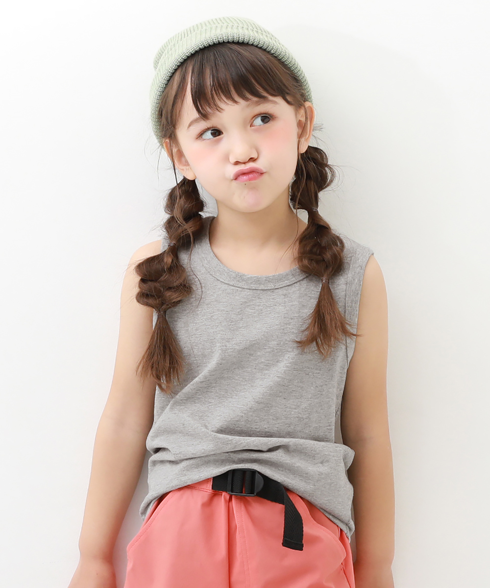 子供服 無地タンクトップ キッズ 男の子 女の子 タンクトップ・キャミソール トップス devirock デビロック :152UTP020:devirock Yahoo!ショッピング店 ...