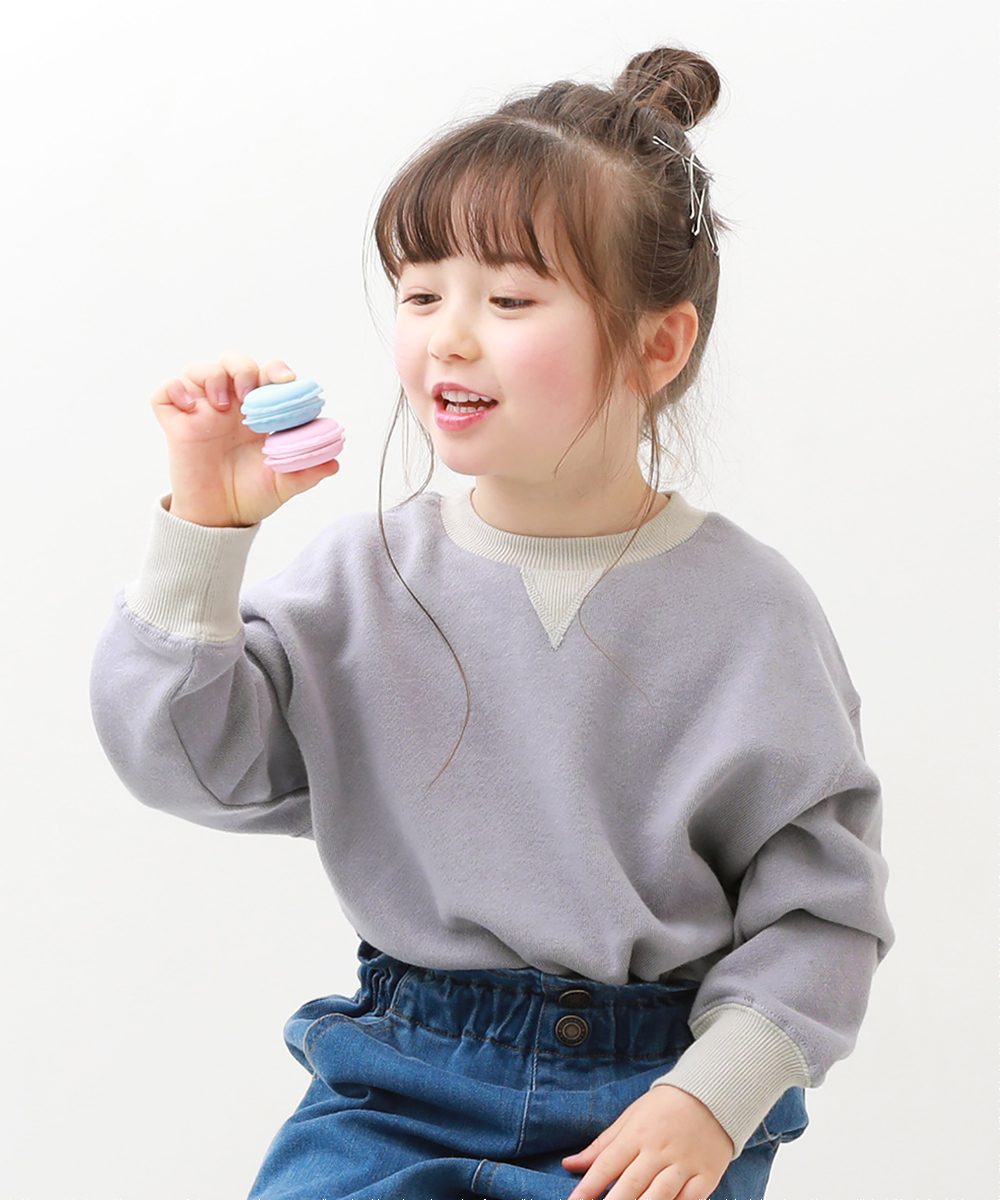 子供服 配色ガゼットトレーナー キッズ 男の子 女の子 パーカー・トレーナー トップス devirock デビロック :161UTP023:devirock PayPayモール店 - 通販 ...