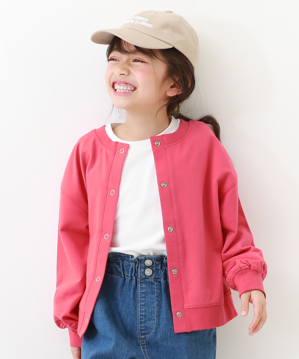 子供服 2WAY カラーカーディガン キッズ 女の子 カーディガン トップス 羽織 重ね着 devirock デビロック :162GTP004:devirock Yahoo!ショッピング店 ...