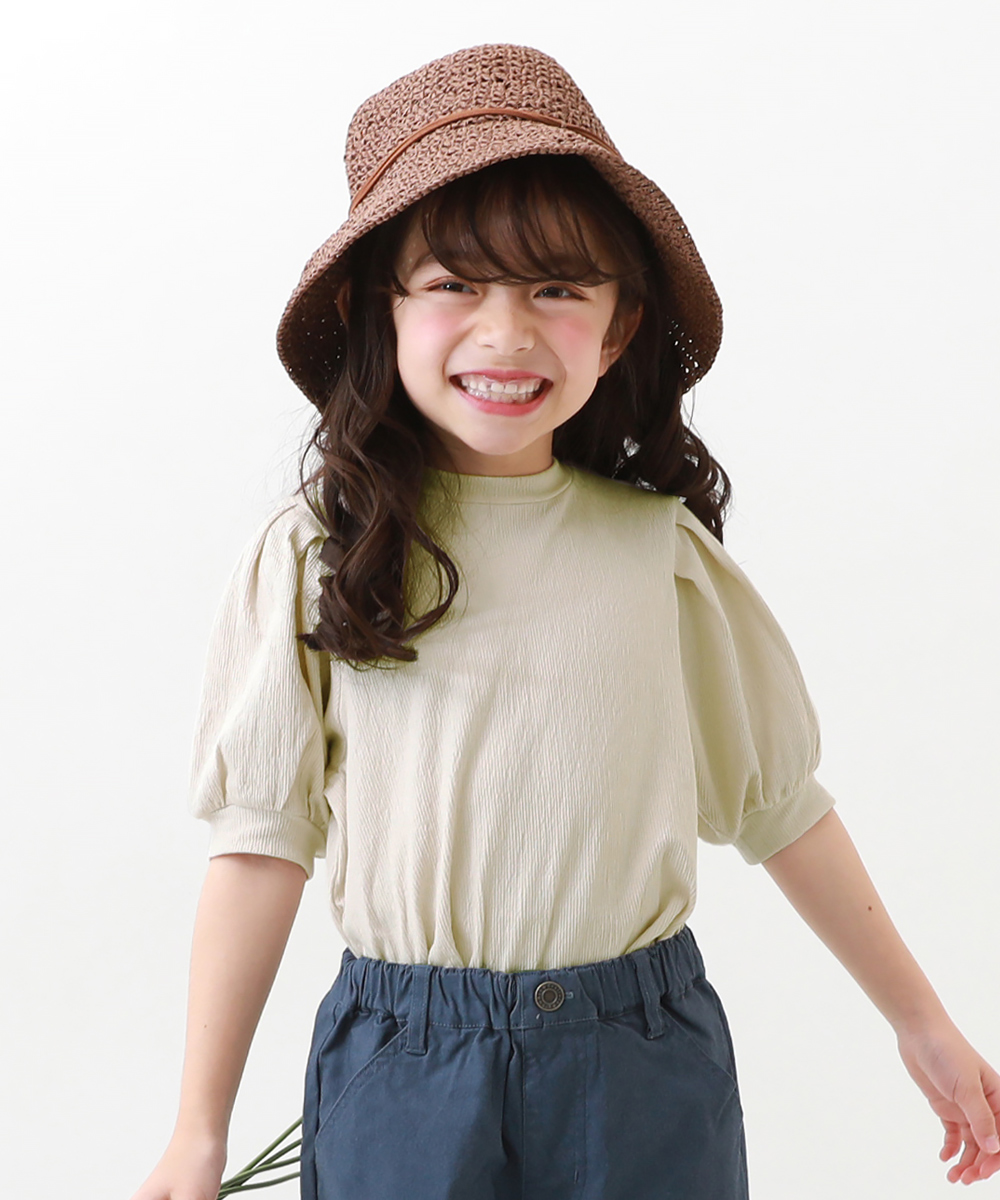 子供服 パワーショルダーTシャツ キッズ 女の子 半袖Tシャツ Tシャツ トップス 半袖 devirock デビロック :162GTP009:devirock Yahoo!ショッピング店 ...
