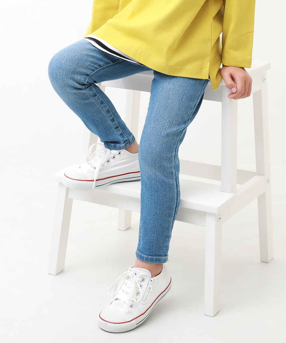 【予約】 子供服 楽デニム スキニーパンツ キッズ 男の子 女の子 ロングパンツ ズボン パンツ ボトムス devirock デビロック :162UBT010:devirock Yahoo ...