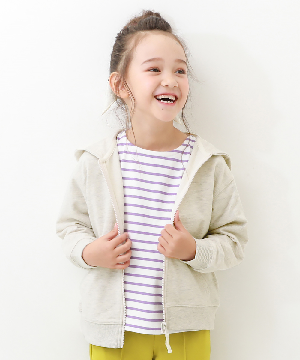 子供服 無地スウェットジップパーカー キッズ 男の子 女の子 パーカー・トレーナー トップス devirock デビロック :162UTP011:devirock Yahoo!ショッピング店 ...