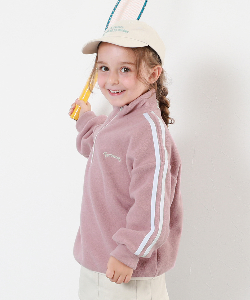 子供服 エアリーフリース ハーフジップ プルオーバーキッズ 男の子 女の子 トップス パーカー トレーナー デビロック devirock : 171utp011 : devirock ...