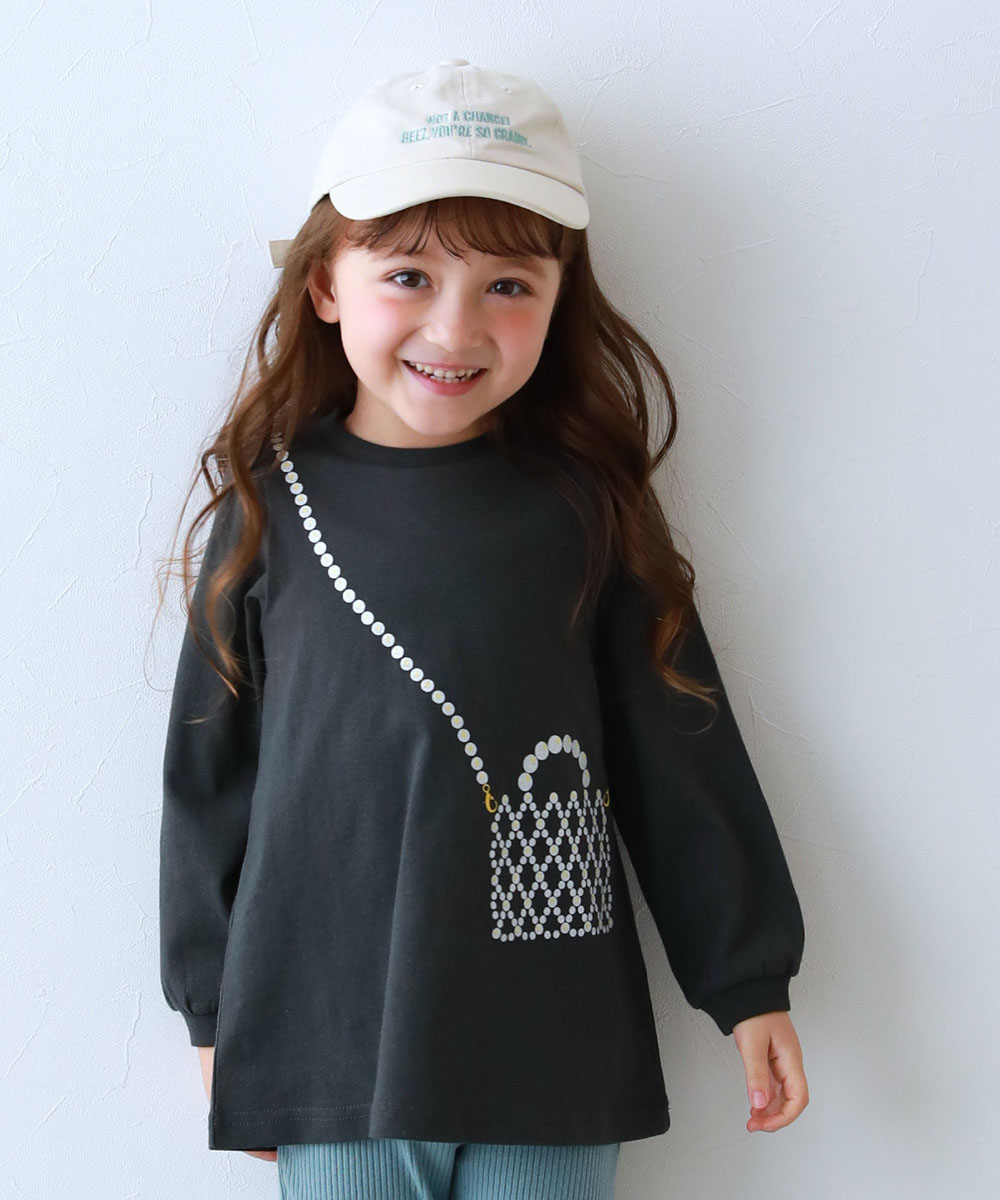 devirock ロンT トップス 綿100％ デビラボ プリント 長袖チュニック キッズ ベビー服 子供服 女の子 デビロック : devirock Yahoo!ショッピング店 - 通販 ...