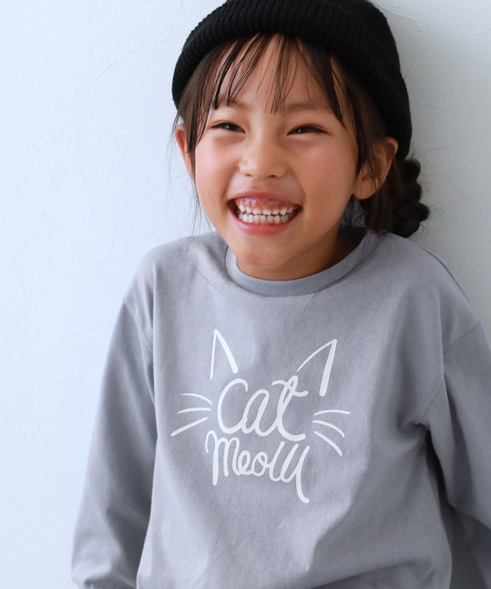 devirock（デビロック） ロンT トップス 綿100％ デビラボ ガールズ プリント 長袖Tシャツ キッズ ベビー服 子供服 女の子 : devirock Yahoo!ショッピング店 ...