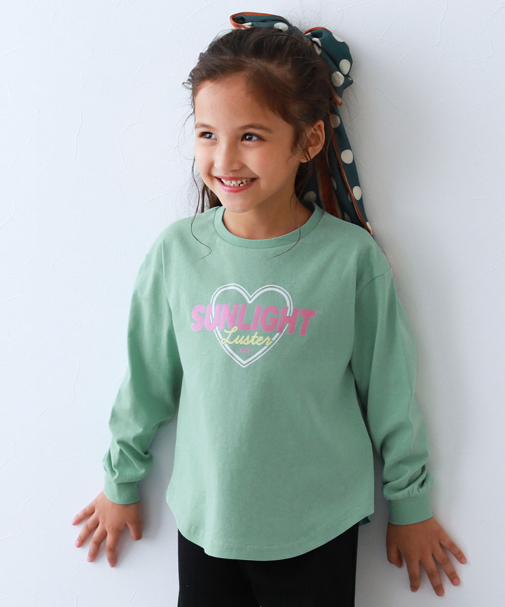 devirock（デビロック） ロンT トップス 綿100％ デビラボ ガールズ プリント 長袖Tシャツ キッズ ベビー服 子供服 女の子 : devirock Yahoo!ショッピング店 ...