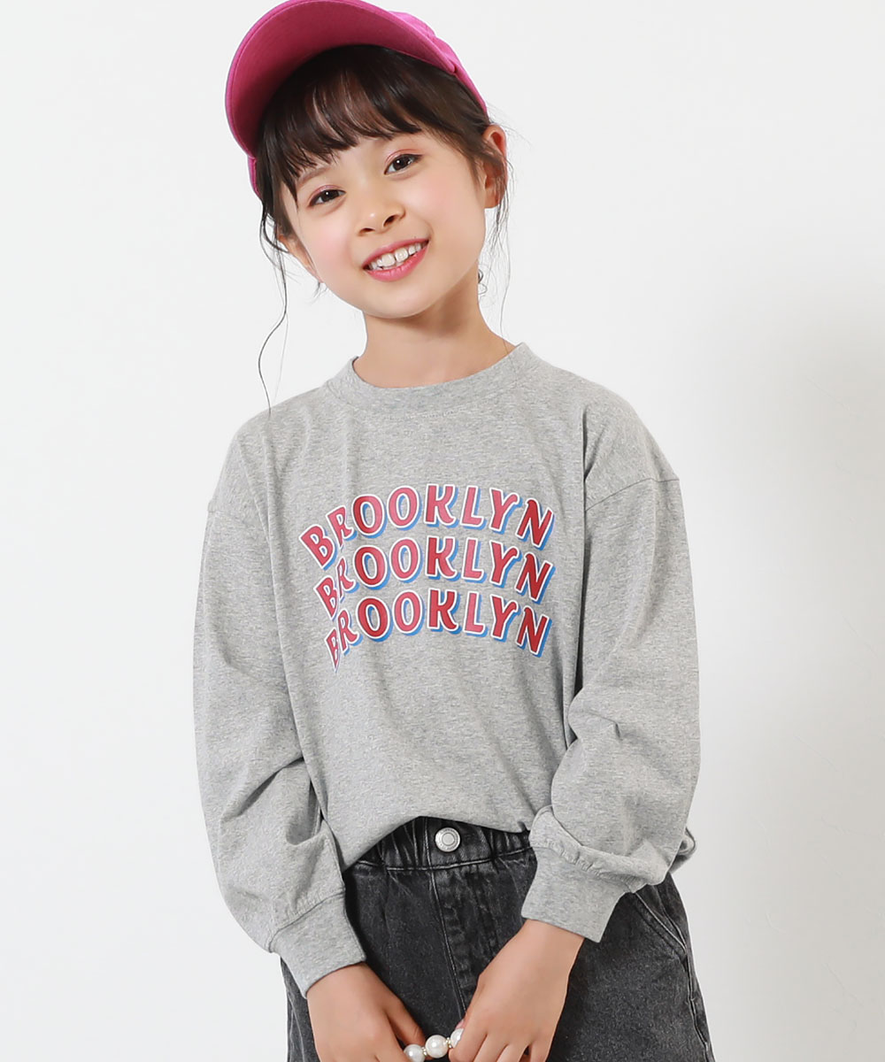 devirock ロンT トップス 綿100% デビラボ BIGシルエット プリント袖リブ 長袖Tシャツ キッズ ベビー服 子供服 男の子 女の子 デビロック : devirock Yahoo ...