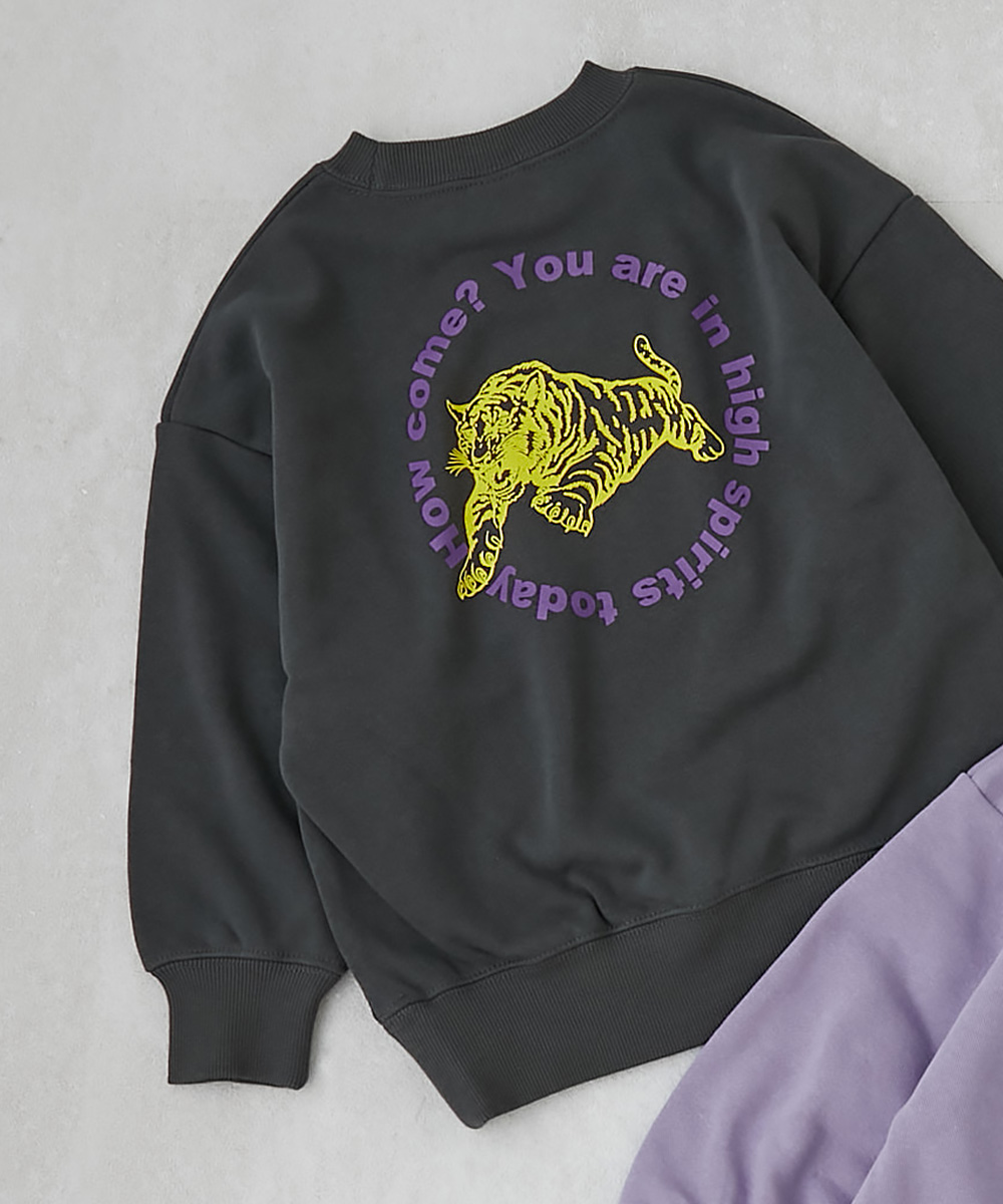 devirock トレーナー キッズ スウェット デビラボ BIGシルエット プリント 子供服 男の子 女の子 トップス ベビー服 90 100 110 120 130 140 150 160 ...