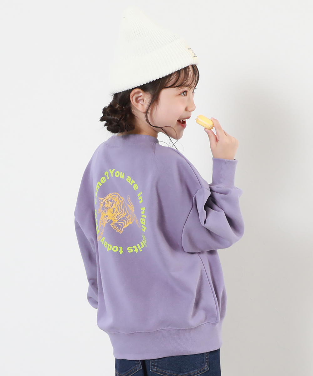 devirock トレーナー キッズ スウェット デビラボ BIGシルエット プリント 子供服 男の子 女の子 トップス ベビー服 90 100 110 120 130 140 150 160 ...