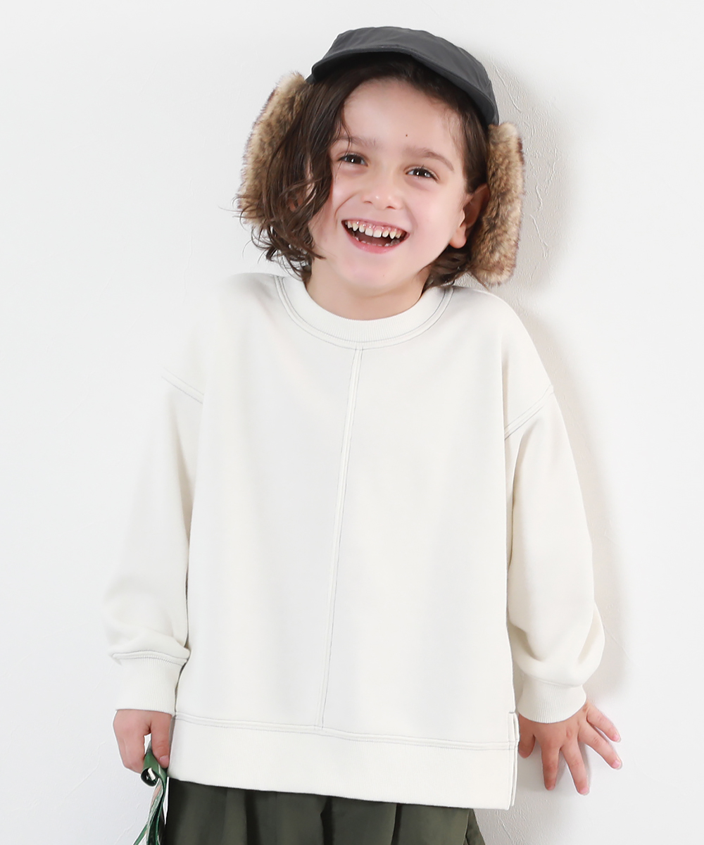 devirock トレーナー キッズ ステッチ配色 切替 子供服 男の子 女の子 トップス デビロック : devirock Yahoo!ショッピング店 - 通販 - Yahoo!ショッピング