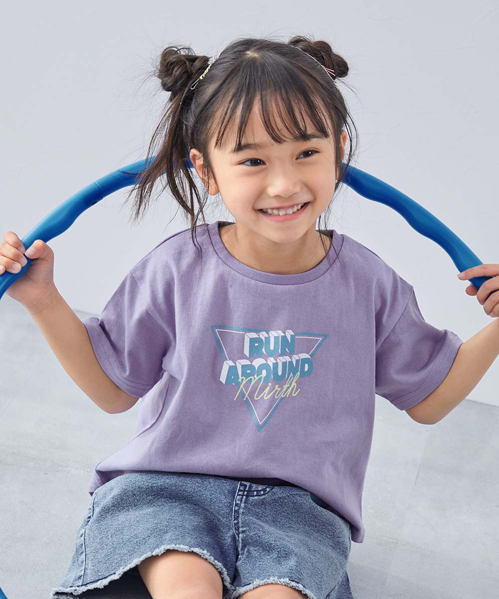 devirock（デビロック） Tシャツ トップス 綿100％ デビラボ ガールズ プリント半袖Tシャツ キッズ ベビー服 子供服 女の子 : devirock Yahoo!ショッピング店 ...