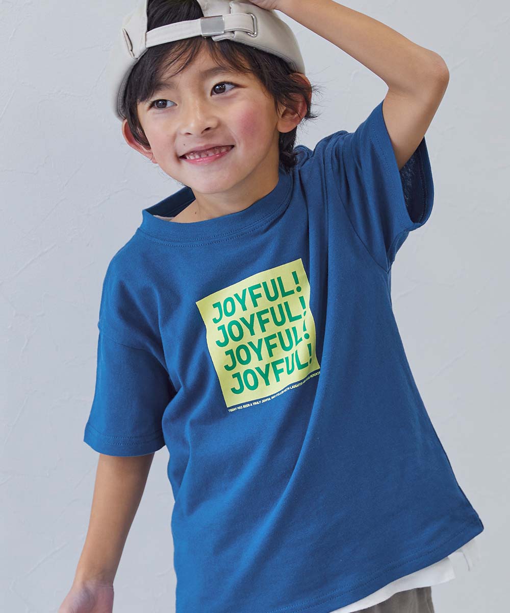 devirock Tシャツ トップス 綿100％ デビラボ BOXシルエット プリント半袖Tシャツ キッズ ベビー服 子供服 男の子 女の子 デビロック : devirock Yahoo ...