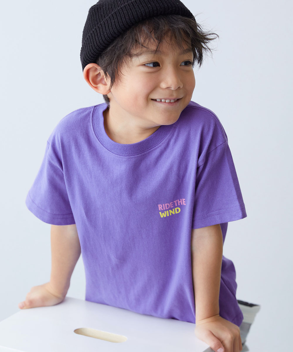devirock Tシャツ トップス 綿100％ デビラボ BOXシルエット プリント半袖Tシャツ キッズ ベビー服 子供服 男の子 女の子 デビロック : devirock Yahoo ...