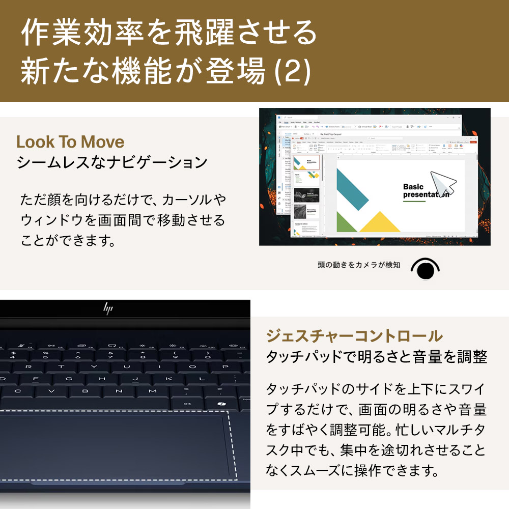 日本HP ノートパソコン 新品 HP OmniBook X Flip 14-Kb Core Ultra5 16GBメモリ 512GB SSD ...