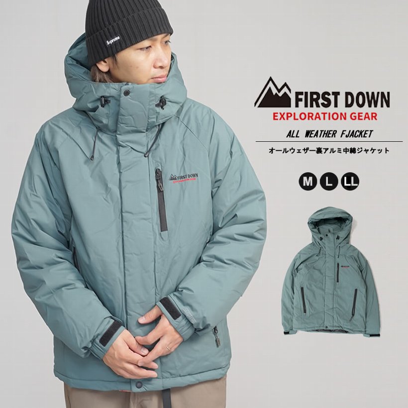 FIRST DOWN ファーストダウン メンズ オールウェザージャケット メンズ 中綿 撥水 防風 ストレッチ アウター ストリート ファッション 2023秋冬 新作 :fdejt004:DJ ...