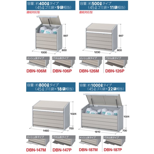 【直送品】 稲葉製作所 ダストボックスミニ 基本棟(単体) DBN-106P (パネル床) 【大型】 : inab-dbn-106p : 道具屋さんYahoo!店 - 通販 - Yahoo ...