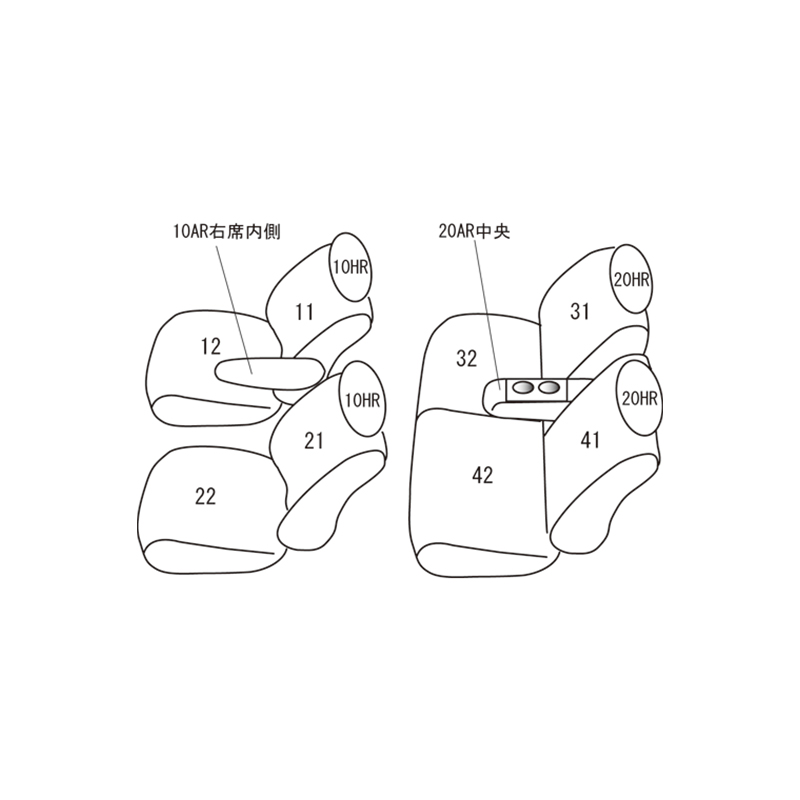 Clazzio バモス シートカバー HM1 HM2 H13/9-H24/5 ヴィンテージ Clazzio(クラッツィオ) EH-0311 : DREAMERS - 通販 - Yahoo!ショッピング
