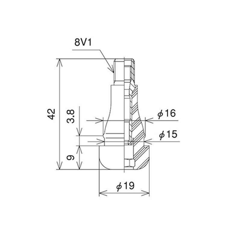 エアバルブ TR-413 CL スナップインバルブ チューブレスタイヤ用 ゴムバルブ 100個セット 日本製 PACIFIC(太平洋工業) TR413CLXx100 : DREAMERS ...