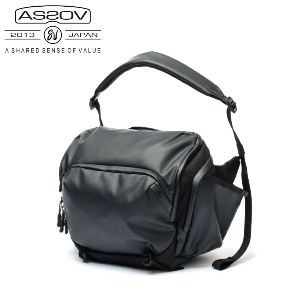 AS2OV（アッソブ） カメラバッグ ブラック ショルダー コンパクト ケース BLEISURE CAMELA BAG ブレジャー152554 ...