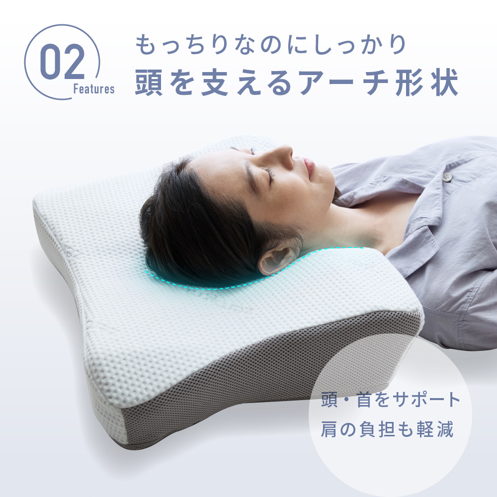 AQUA zerogra DeepSleeper 枕本体（ホワイト）／1個 : はぴねすくらぶYahoo!ショップ - 通販 - Yahoo!ショッピング