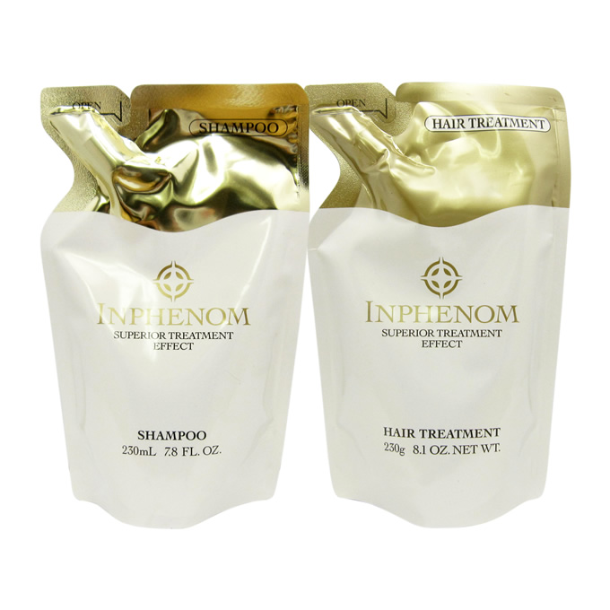 MILBON ミルボン インフェノム シャンプー ＋ トリートメント 各230mL(g) 詰替セット : イーレンズスタイル - 通販 ...